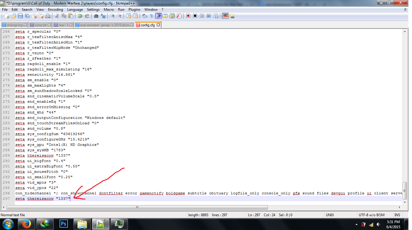 Fariz Blog: Cara cheat Call of Duty Modern Warfare 2 di PC