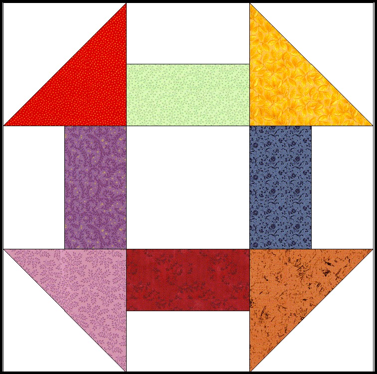 MaDan's Quilting: Churn Dash Chains Free Tutorial