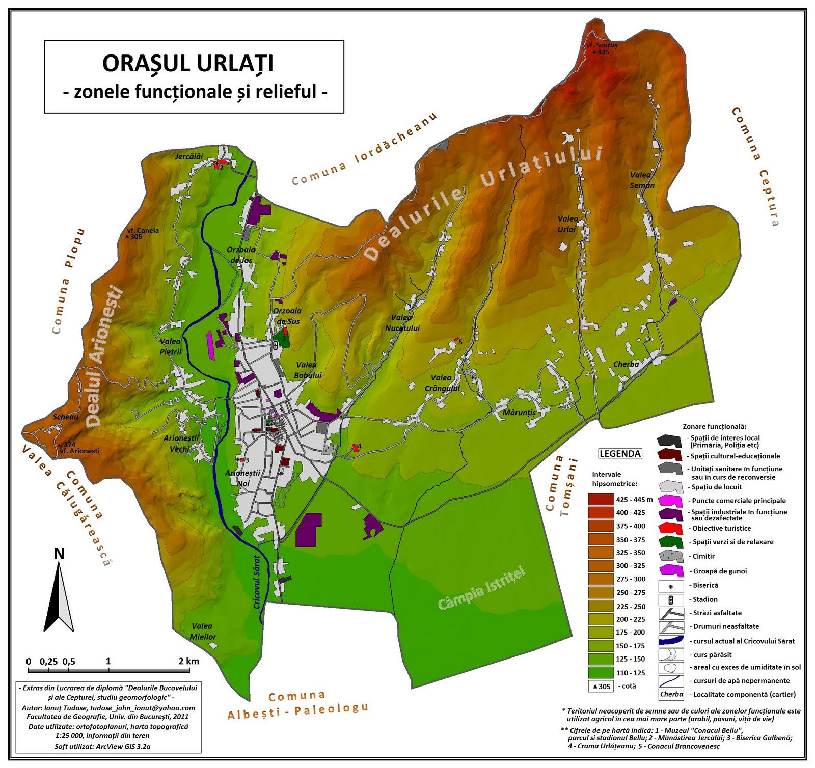GEOGRAFILIA: Erodabilitatea terenului în oraşul Urlaţi