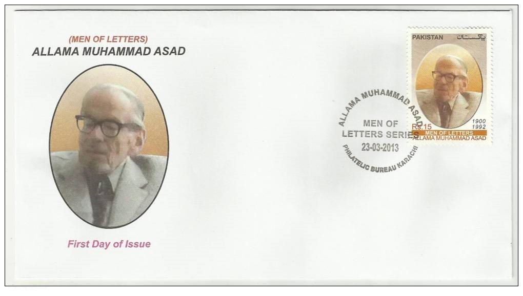 Welcome To Pakistan Philatelic Net Club: ALLAMA MUHAMMAD ASAD MEN OF ...