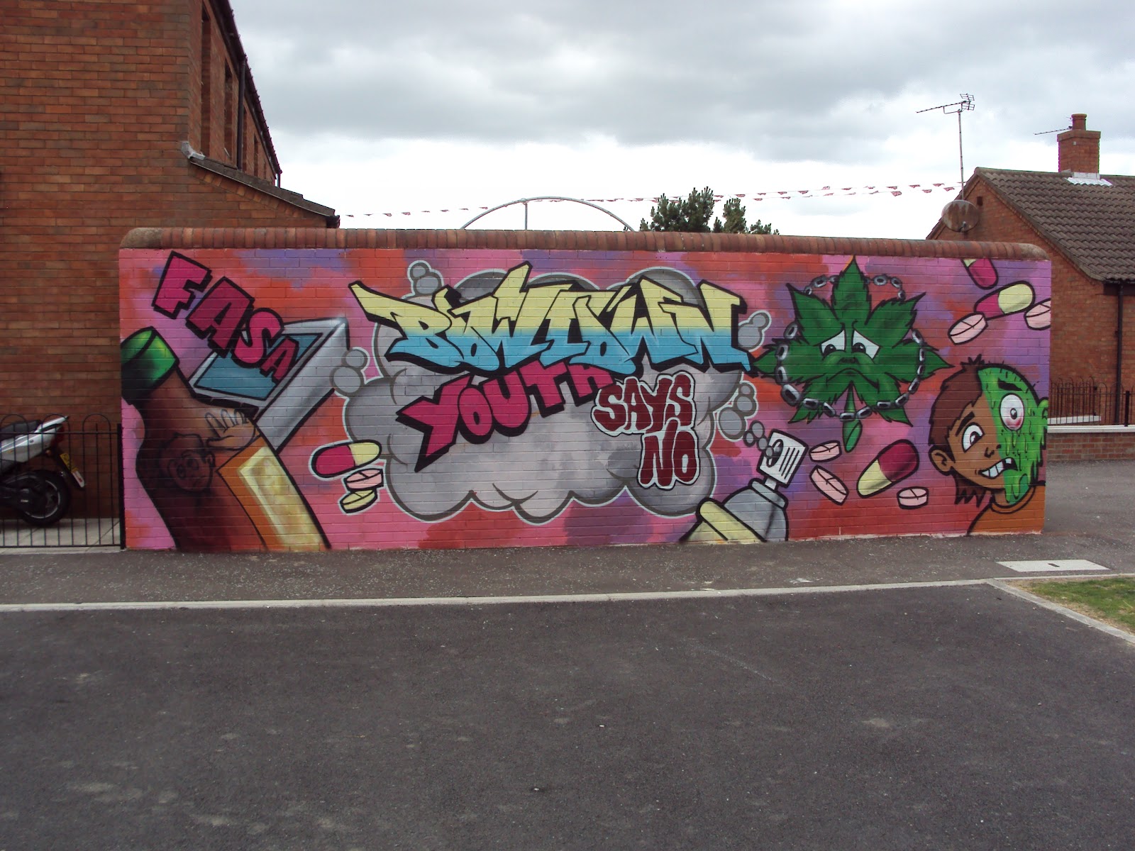 Blaze FX: North Down drug awareness mural