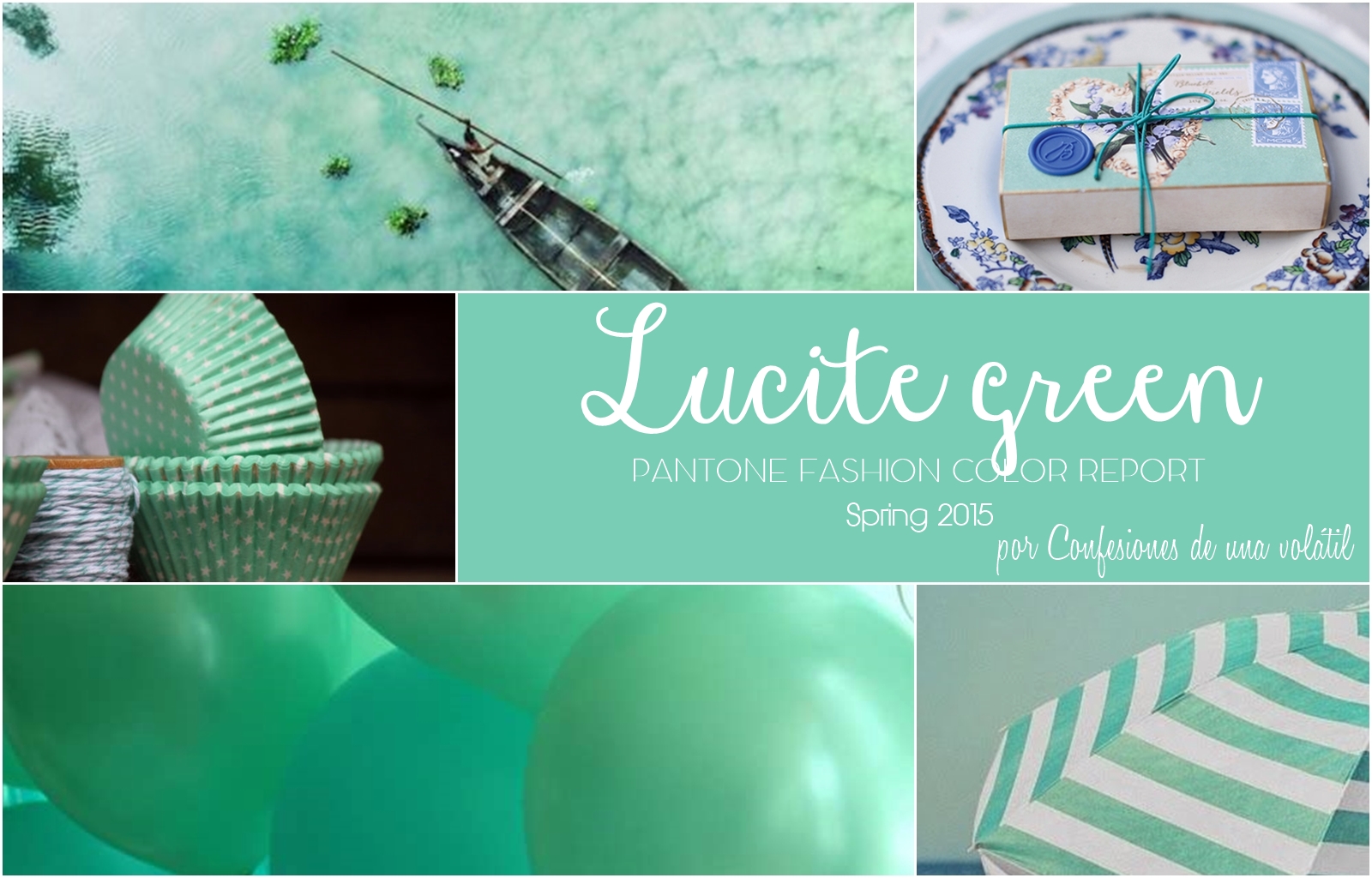Pantone Fashion Color Report Spring 2015: Lucite green - Confesiones de ...