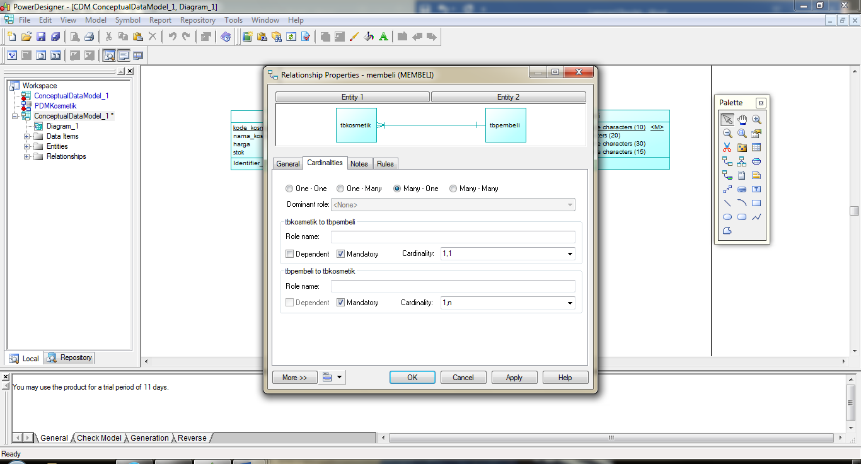 Contoh Penggunaan CDM ( Conceptual Data Model ) - OSIS SMA