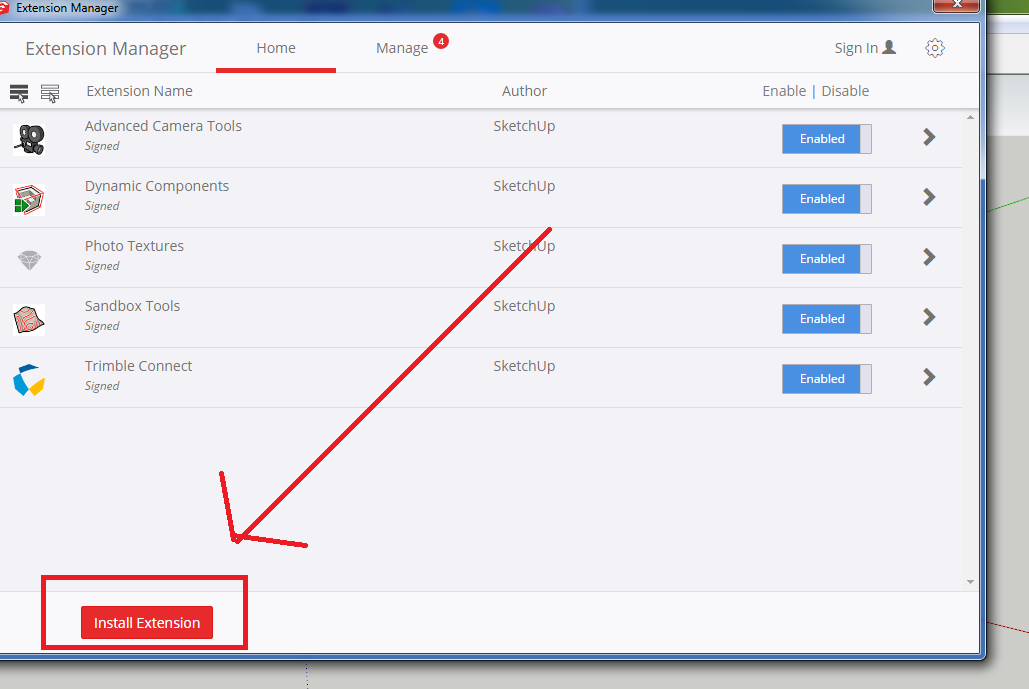How to Install Plugin Tool on SketchUp 2017 and Above - bagus3d