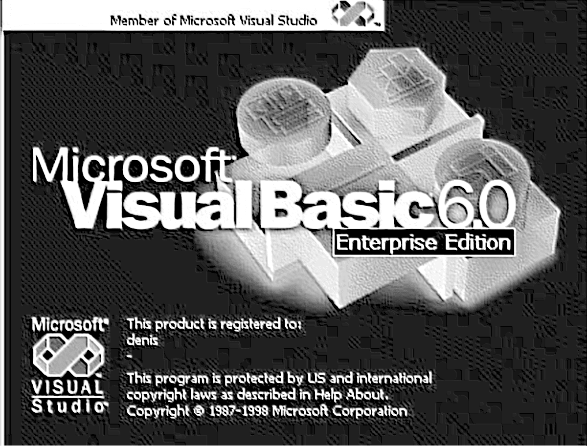 Visual Basic 6.0 - Superior Source Code: Visual Basic 6.0 logo edit