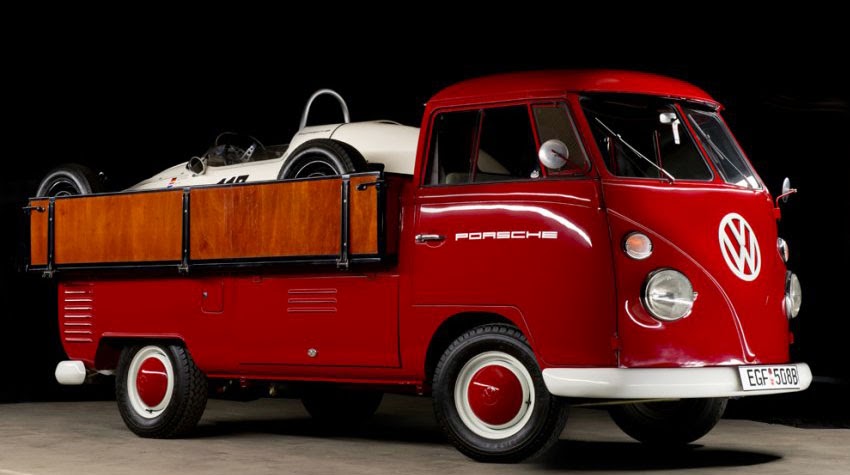 Just A Car Guy: Rare transporter and race car went to auction, a VW ...
