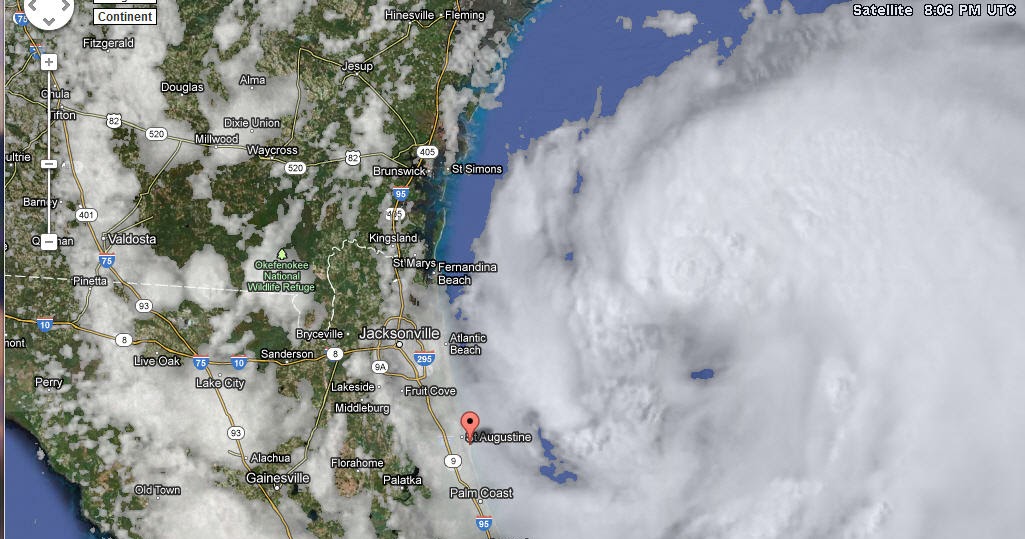 Hurricanes Happen!: 2 Photos - Satellite View of Beryl & Residents Prepare