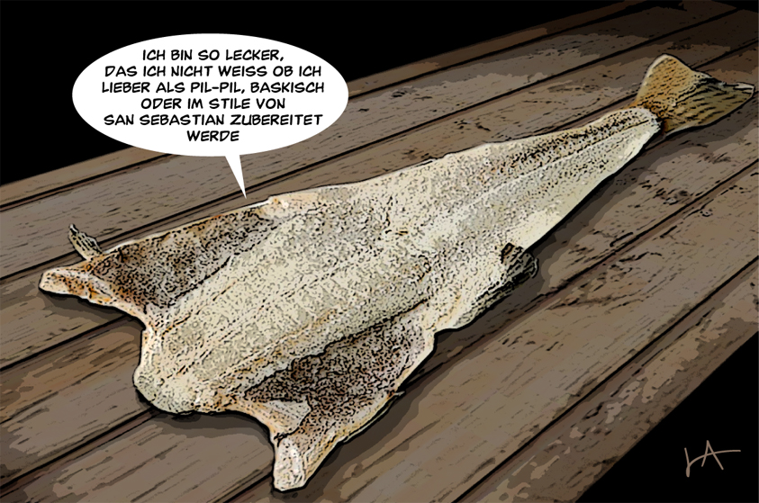 Tagesfisch: Eigebildeter Stockfisch
