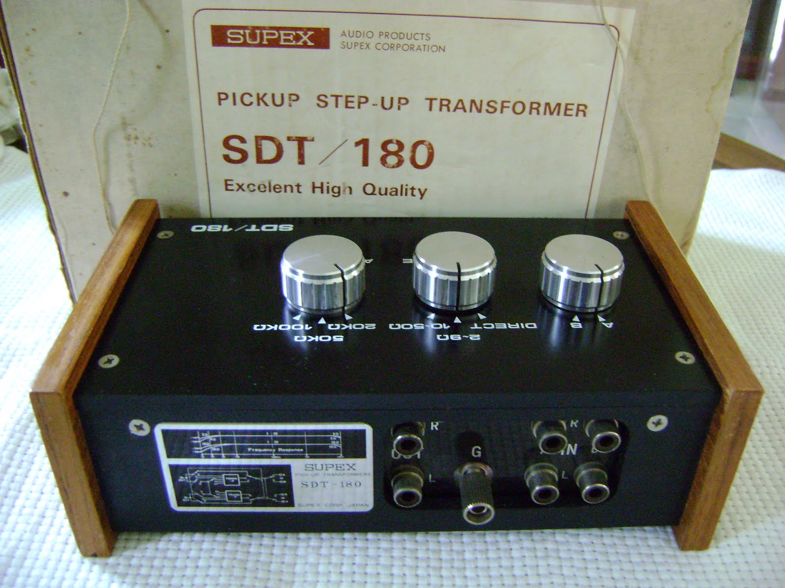 KINTA VALLEY AUDIO: Supex SDT180 MC step up transformer ( Used ) Sold