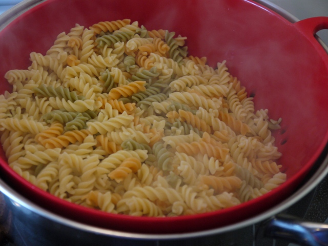 Clockwatching Tart: Fusilli with Lamb Sausage Ragout