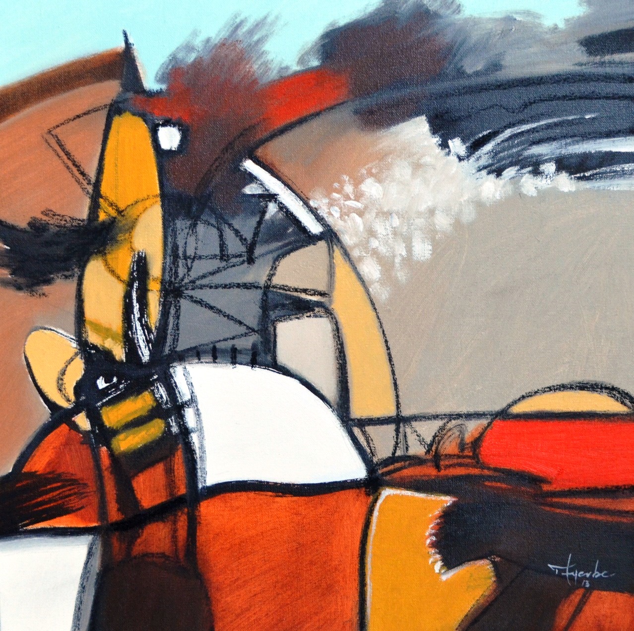 El arte es su máxima expresión : Cuadros Modernos Abstractos al Óleo ...