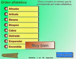 Cuarto : EL ORDEN ALFABÉTICO Y EL DICCIONARIO