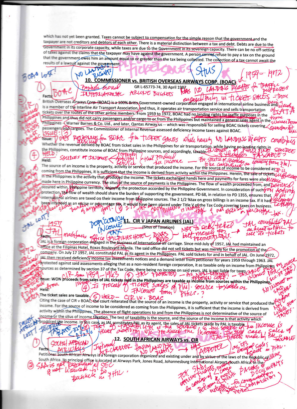 Blog: Armada: CIR vs. JAPAN AIRLINES (JAL)