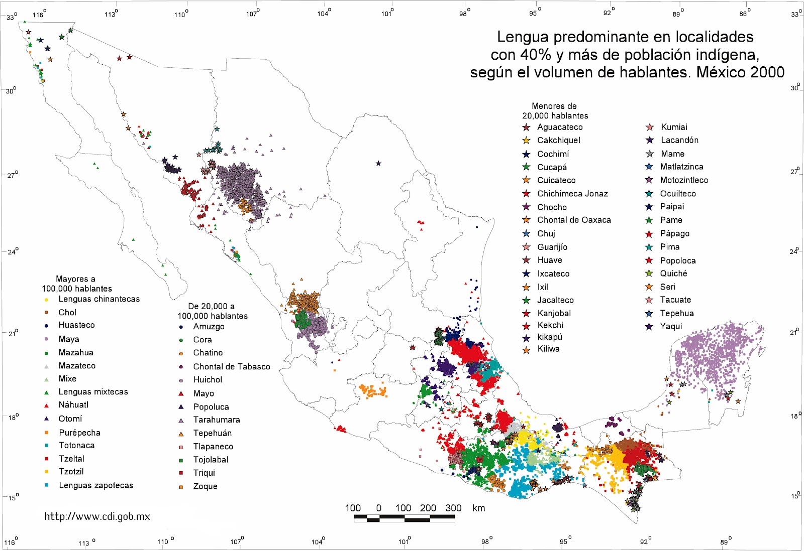 Pueblos Indígenas de Latinoamérica: Mapa Nacional de Lenguas