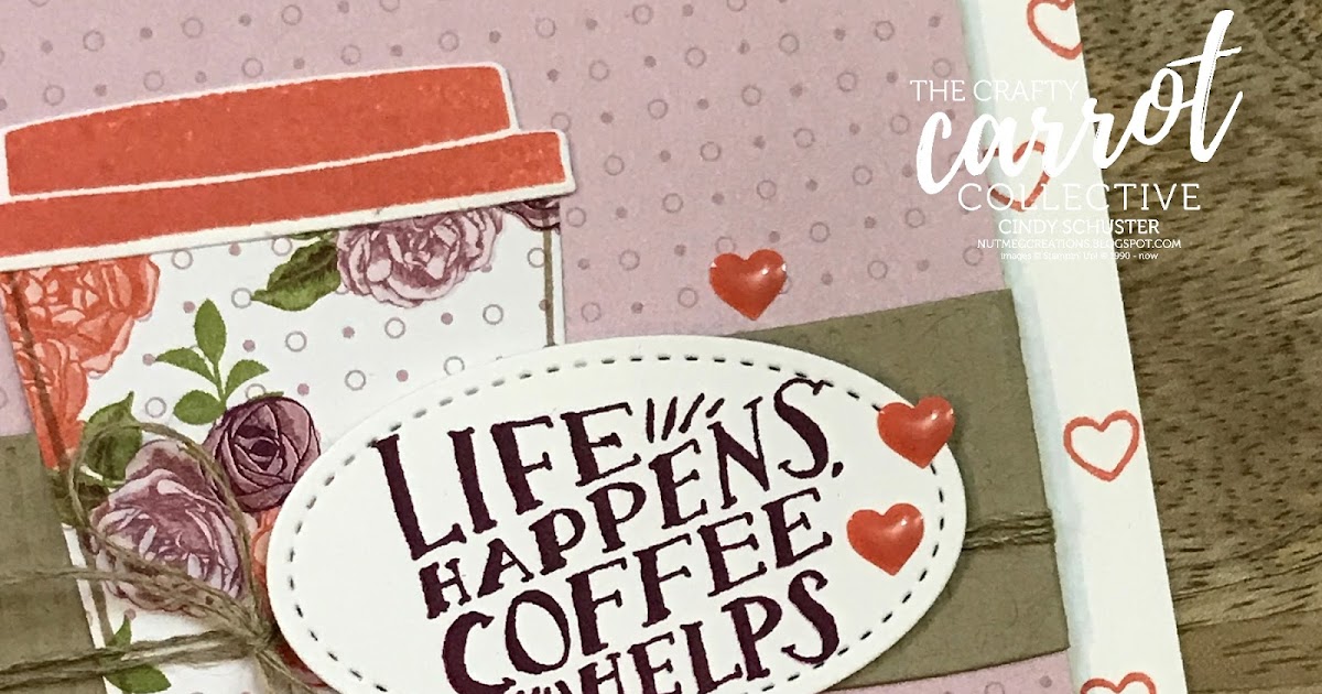 nutmeg creations: Crafty Carrot Co Blog Hop with Coffee Cafe
