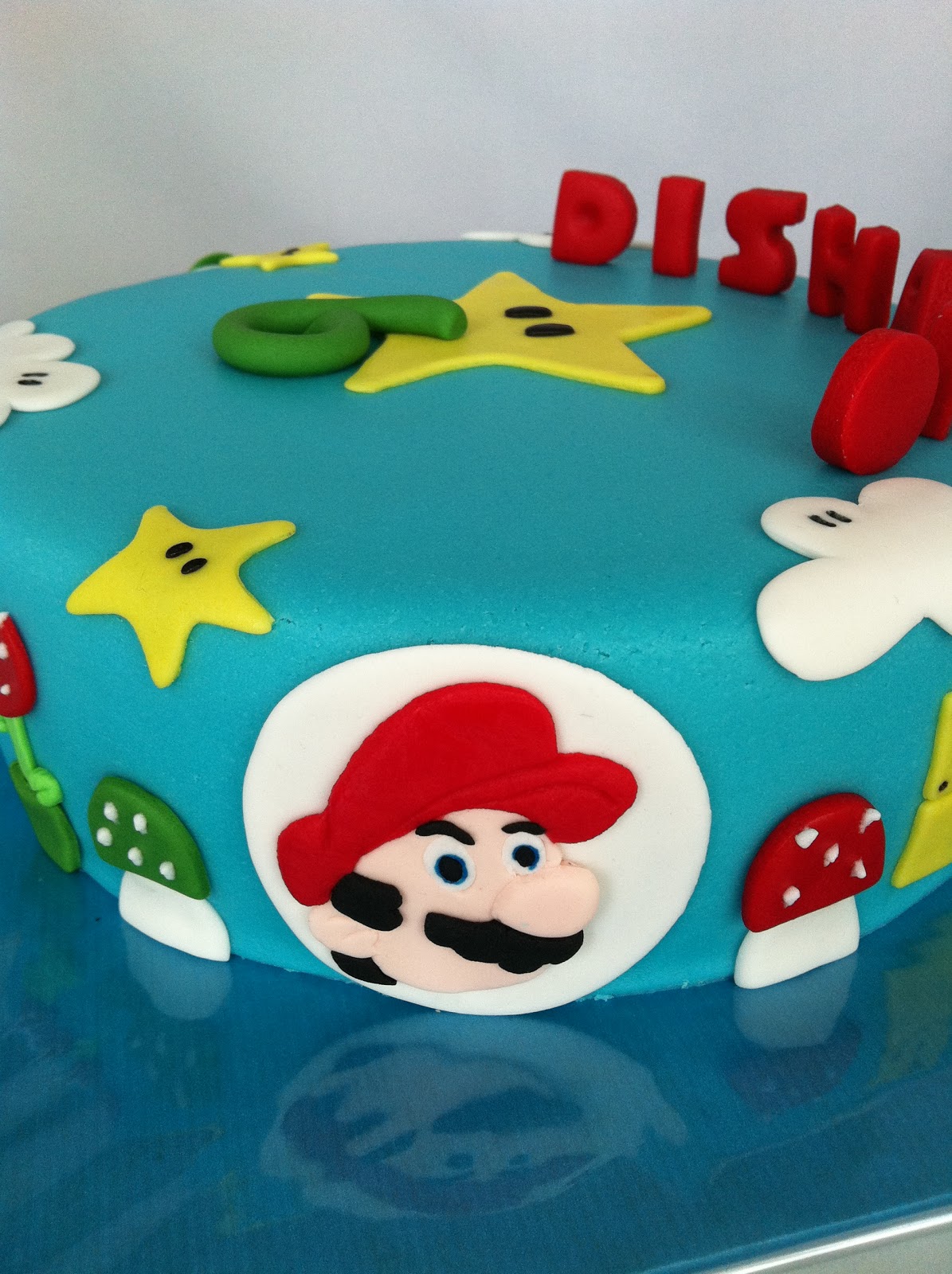 Taart bij Essy's Cosy-Cakes: Super mario op taart