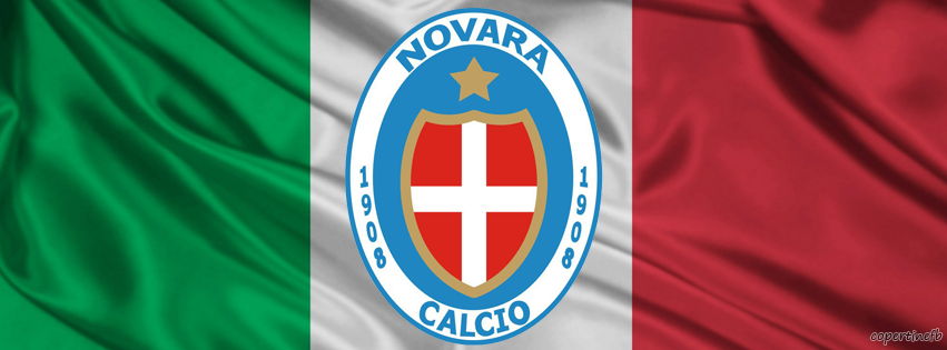 Copertine facebook: Logo Novara Calcio - Bandiera Italia