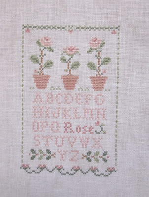 Toiles et fils: Rose Sampler