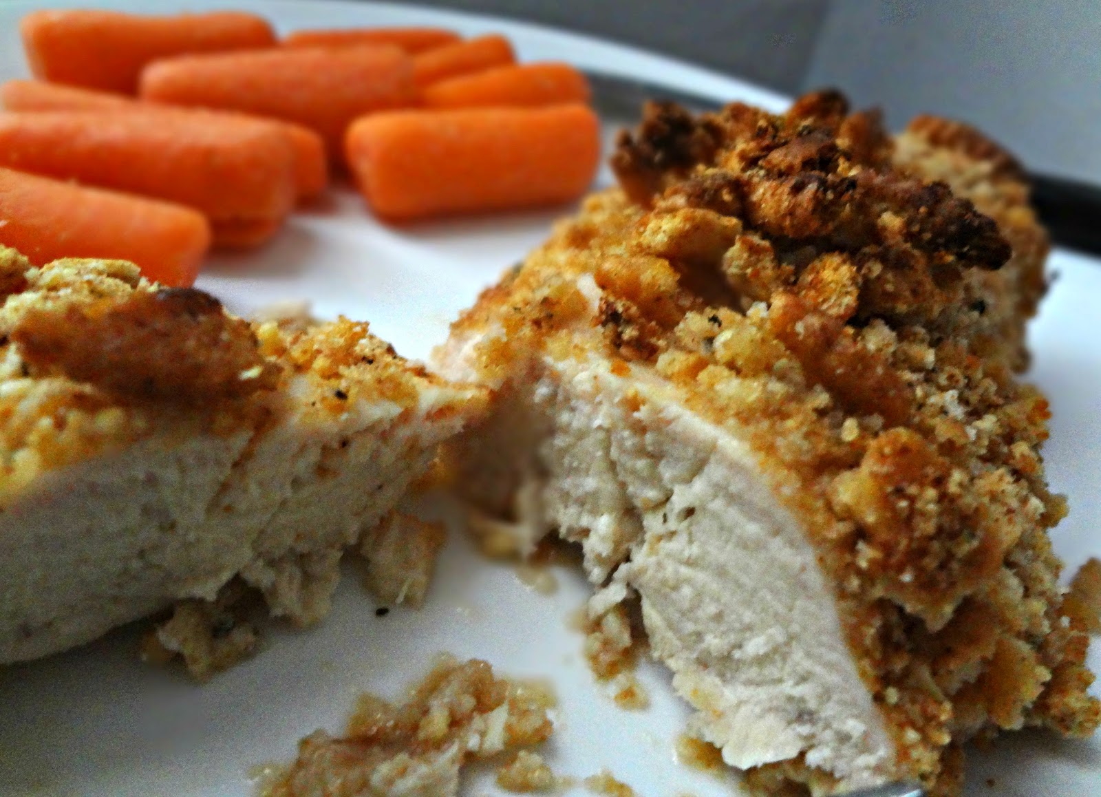 The Cooking Actress: Oven Fried Parmesan Chicken