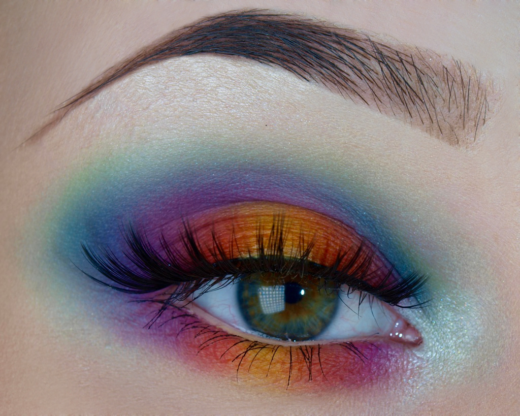 Rainbow Eye Look - Michelle Morchella