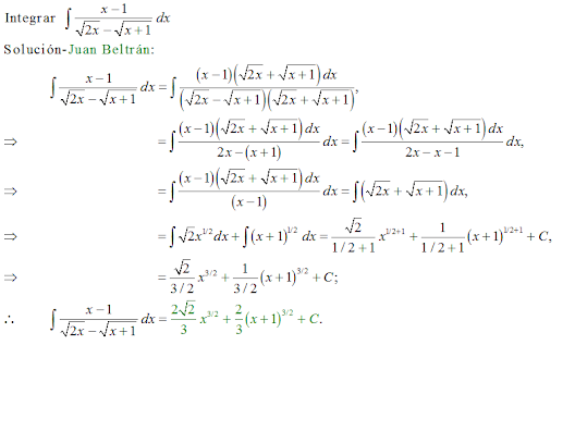 Calculo Integral: Integración directa