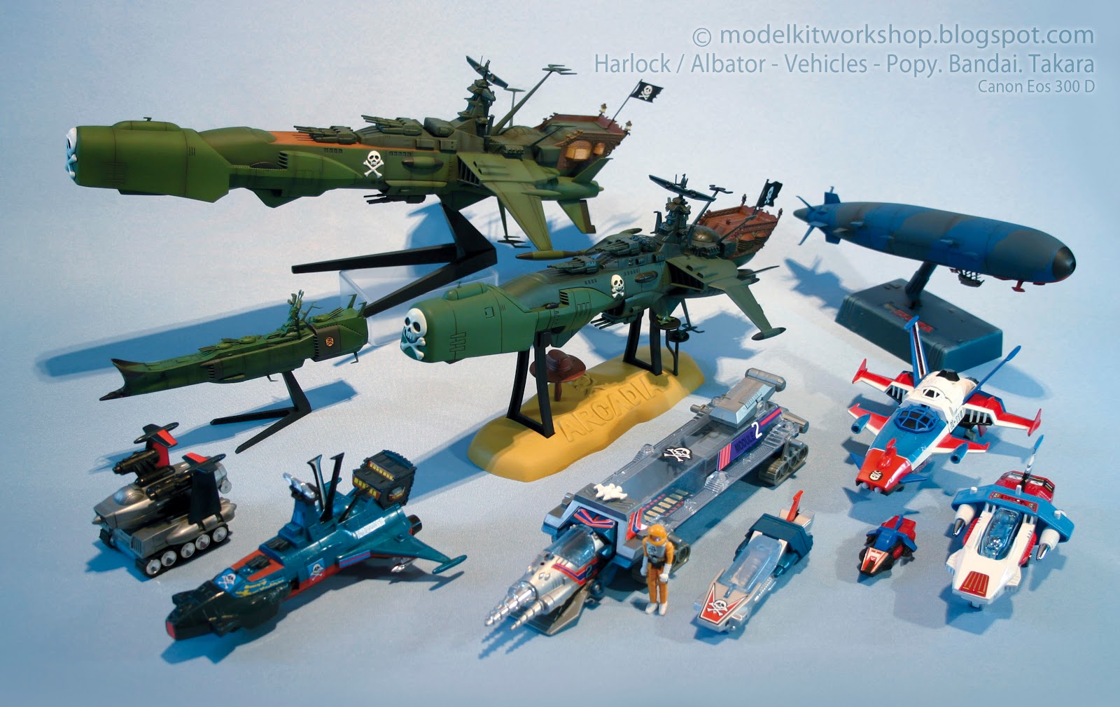 MODELKIT WORKSHOP: ALBATOR (Harlock) COLLECTION ("part of...")