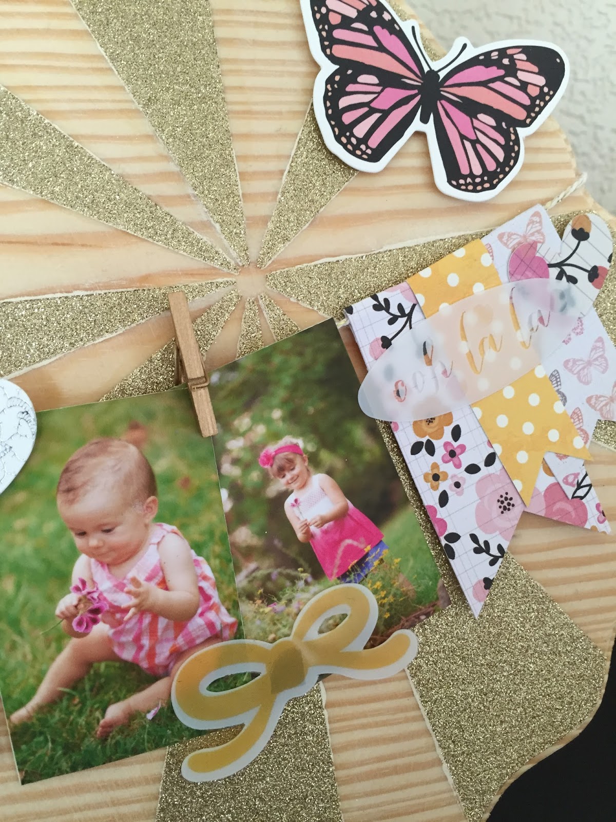 That Becky Girl Crafts : Everything needs gold glitter spray paint...