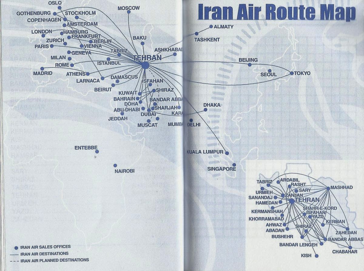 Airline memorabilia: Iran Air (2002)