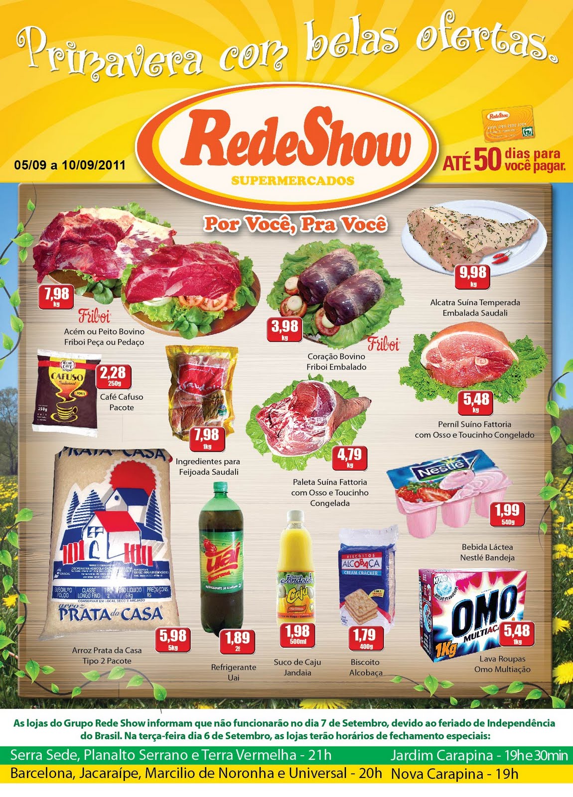 RG Marketing e Propaganda: Folheto de ofertas - Rede Show Supermercados