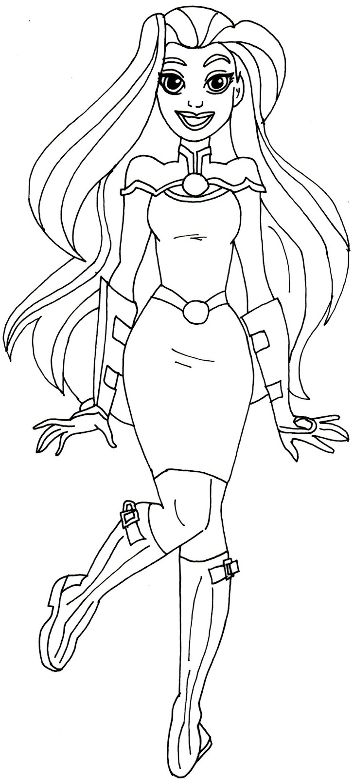 Starfire Coloring Pages Coloring Pages