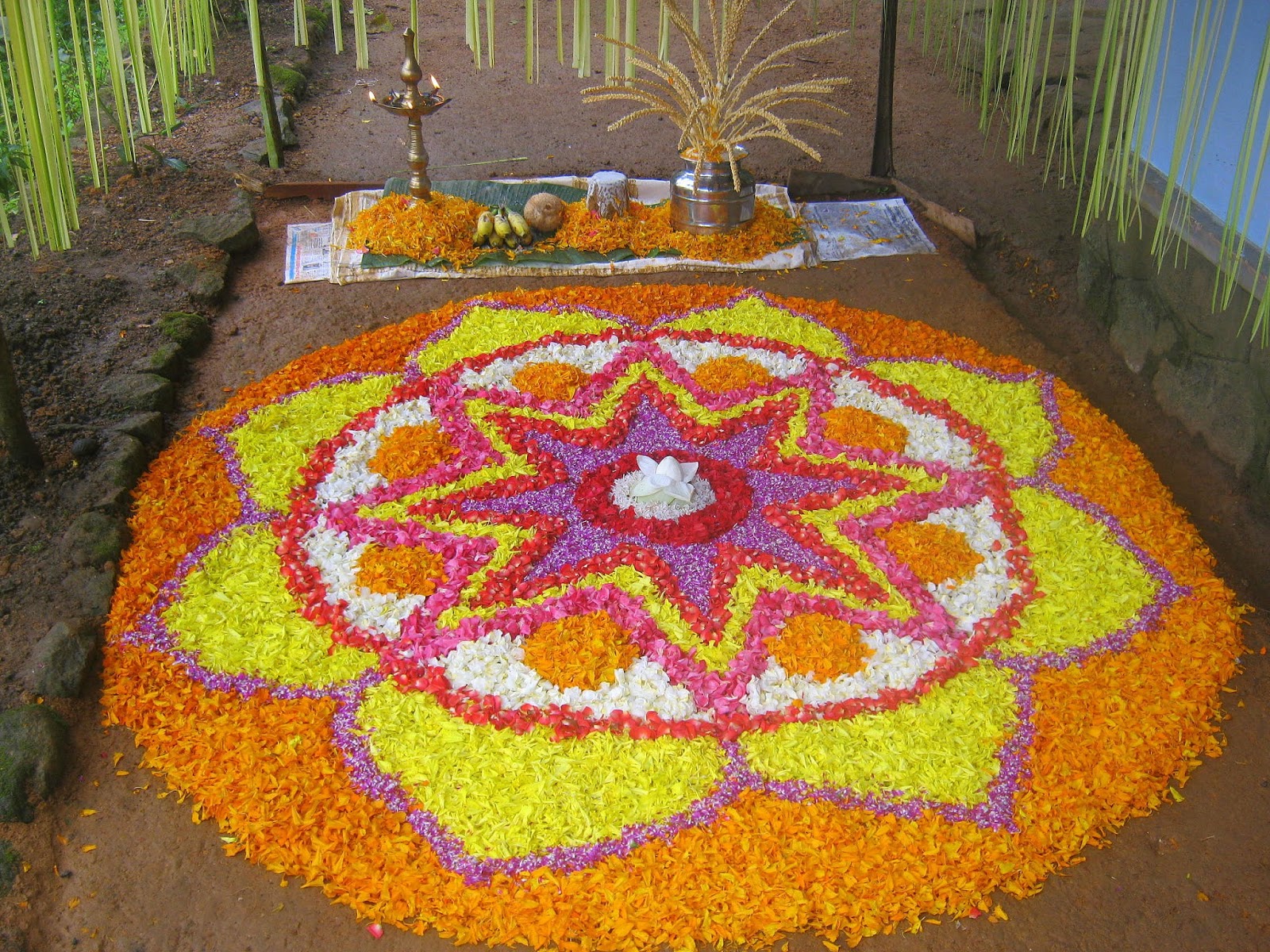 Paithruka Keralam: Pookkalam - The Art of Flowers