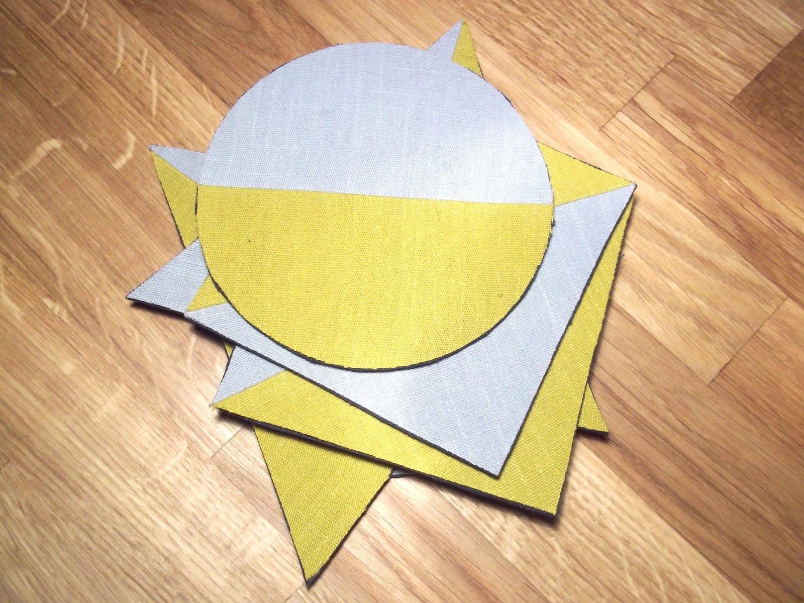 Jo sews: Geometric coasters: tutorial