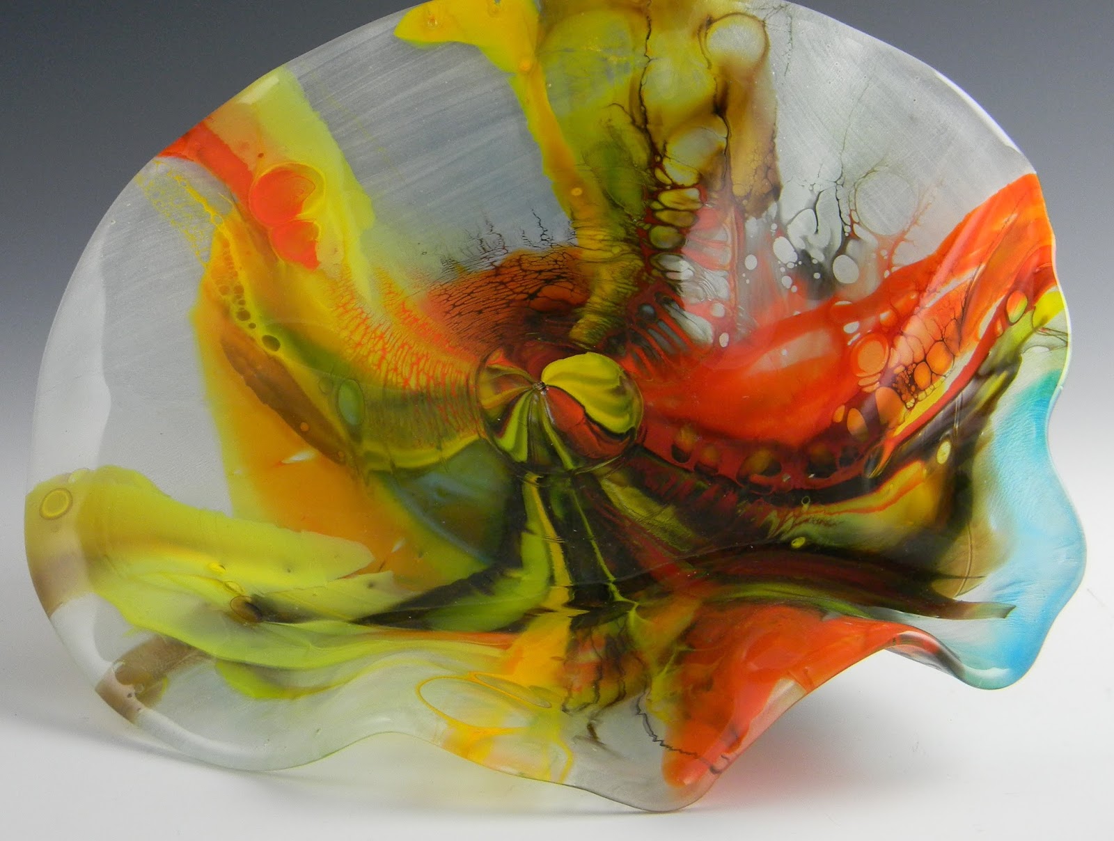 Lisa Vogt Art Adventure Blog: Creative Slumping - Drop Out Vase How-to