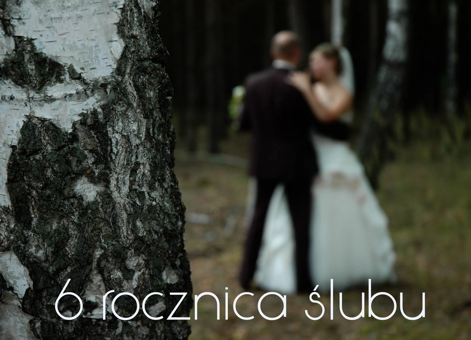 6 rocznica ślubu.