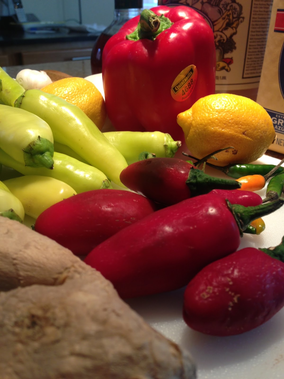 Dressed Up, Buttoned Down.: Savor The Summer: Garlic Ginger Pepper Jam