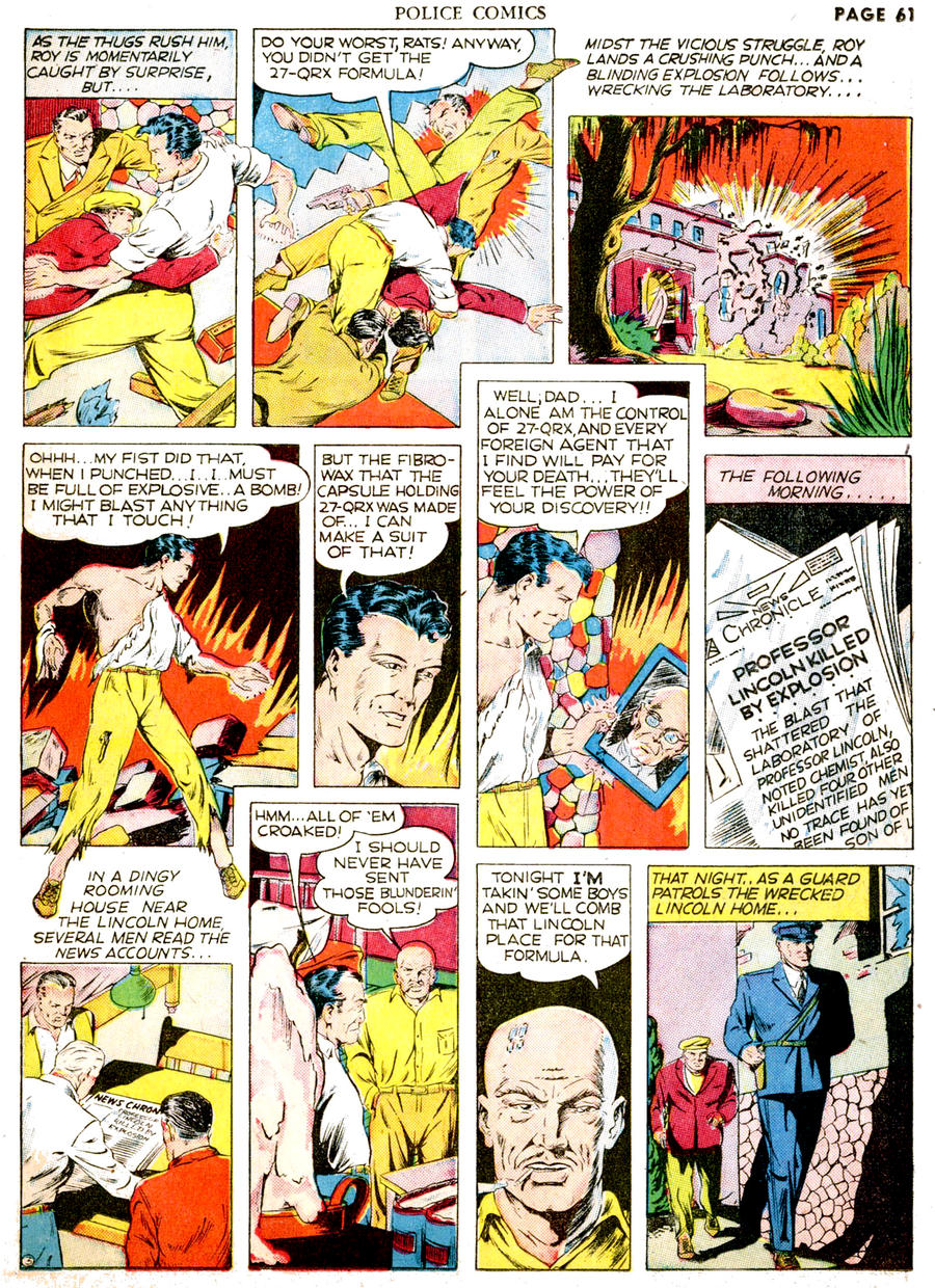 Pappy's Golden Age Comics Blogzine: Number 2114: Human Bomb’s explosive ...