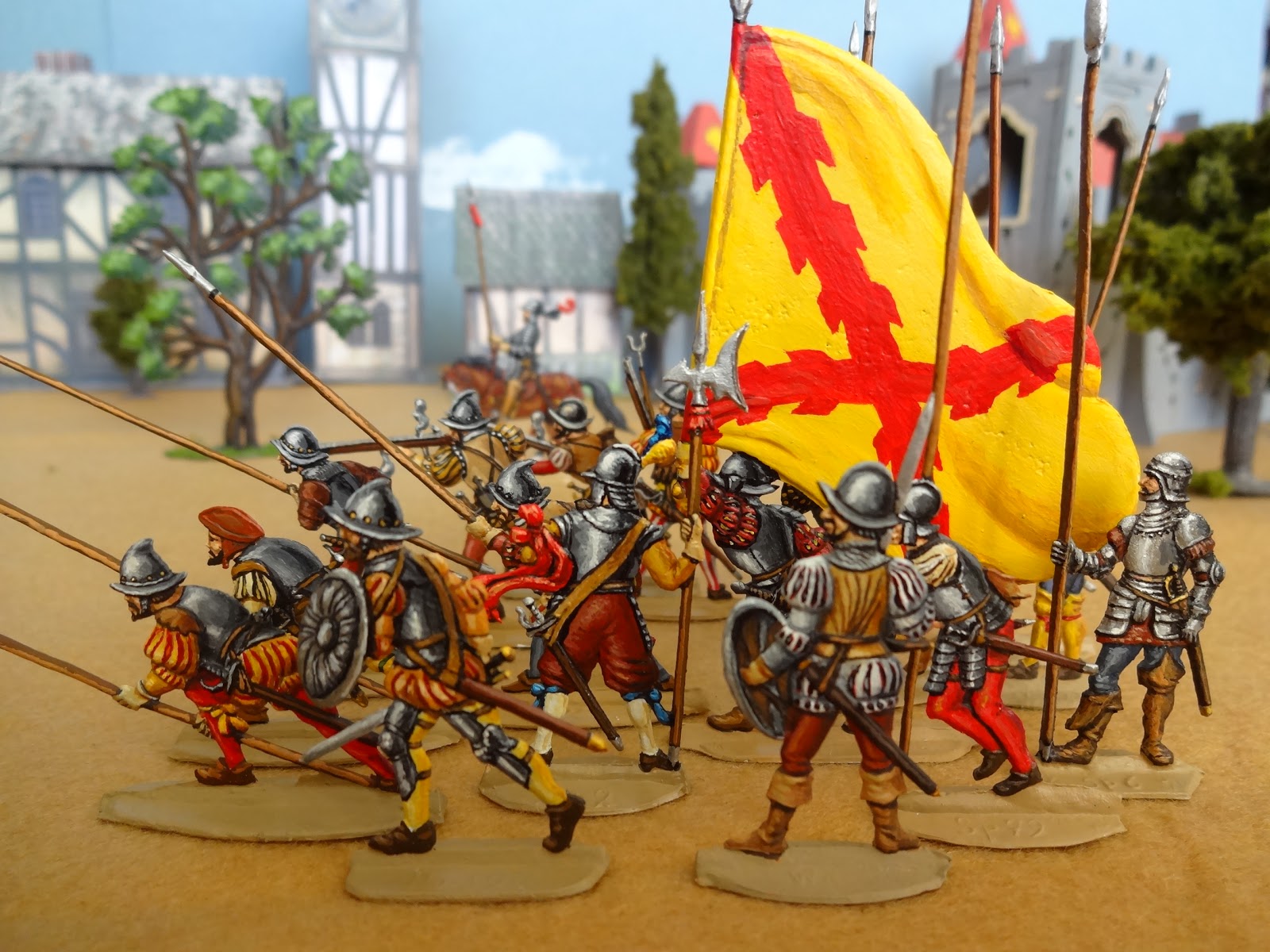 Castles of Tin: Spanish Tercio - 30mm Flats