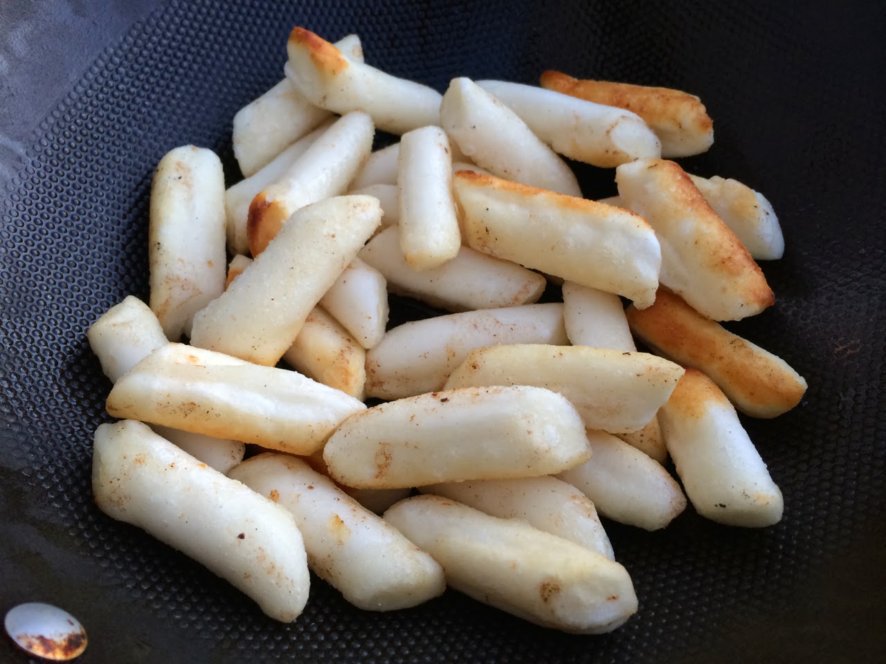 Fairmount Neighborhood Farmers Market: Roasted Rice Cakes with Scallion Oil
