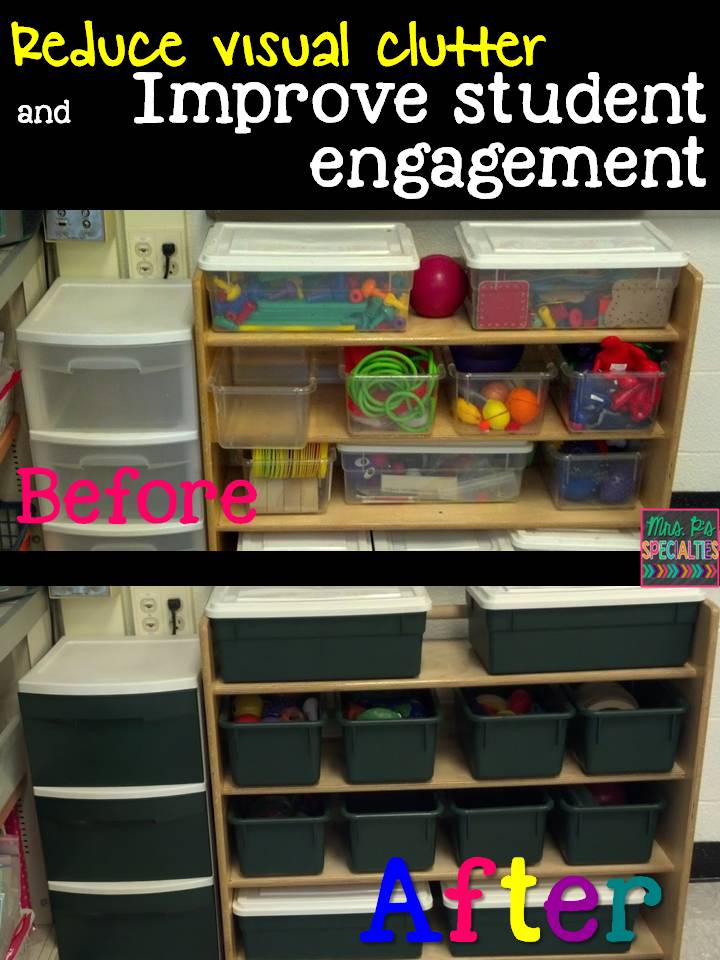 Clearing Visual Distractions · Mrs. P's Specialties