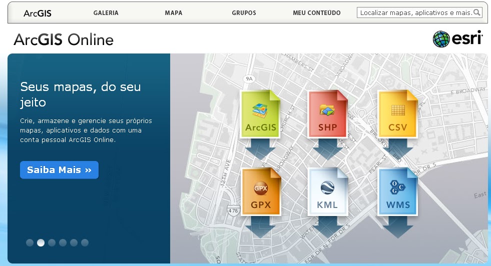 SandroGeo: Imagem lança tutorial sobre o ArcGIS Online