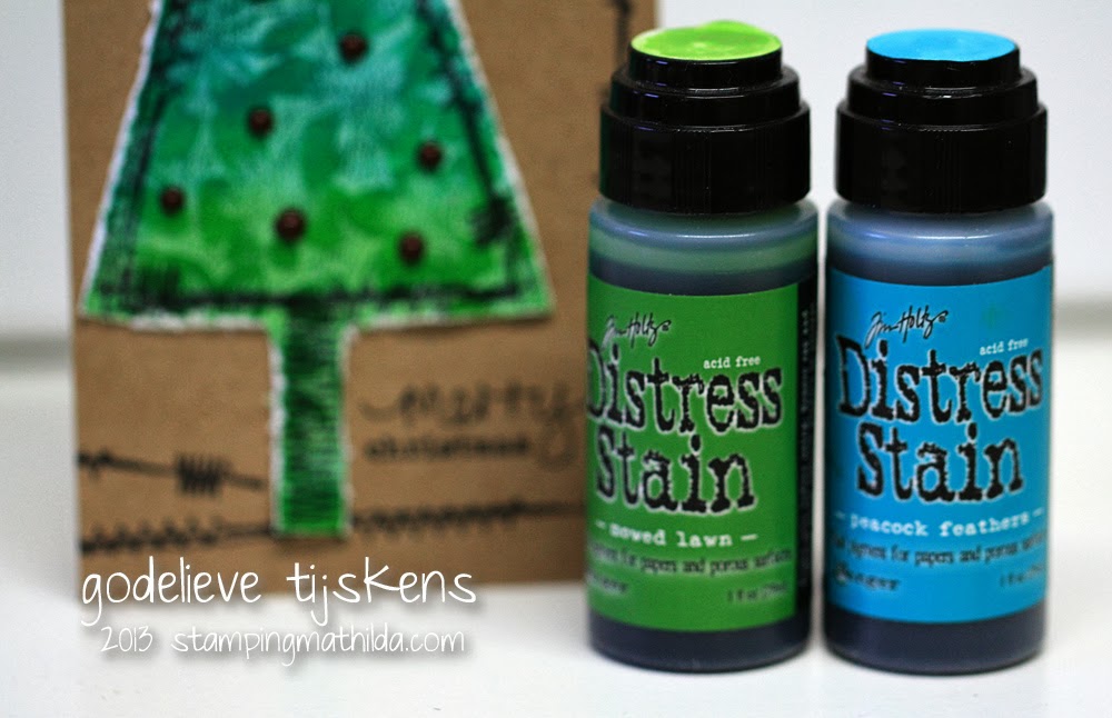 StampingMathilda: Stitched Christmas Tree