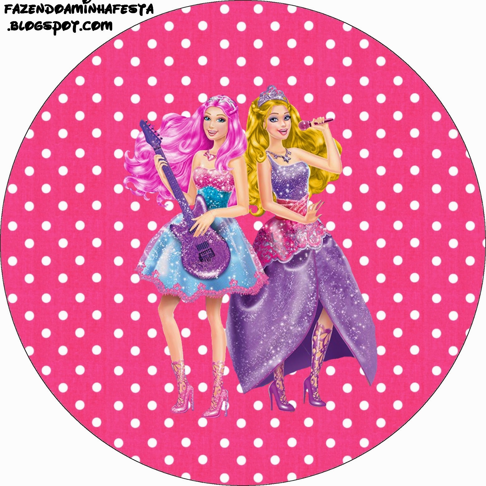 Barbie Rock Star: Free Printable Candy Bar Labels. - Oh My Fiesta! in ...