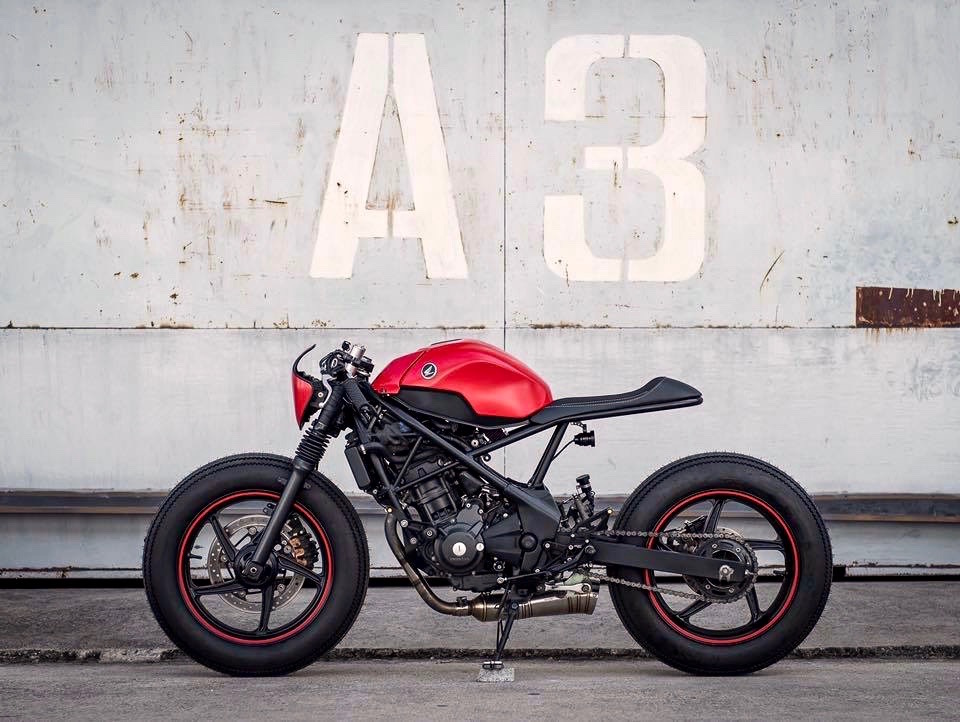 The Raw Rider - Inazuma café racer