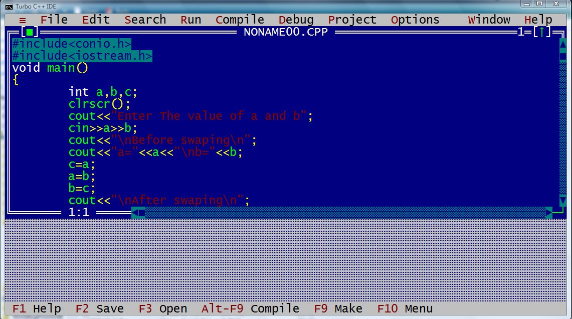How to install Turbo C++ on Windows 7 (C++ compiler from Borland)