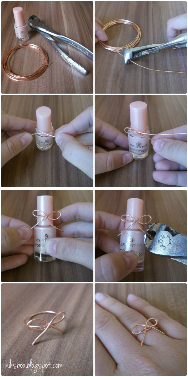 DIY Wire bow ring | Masnis drót gyűrű | Nik's Box