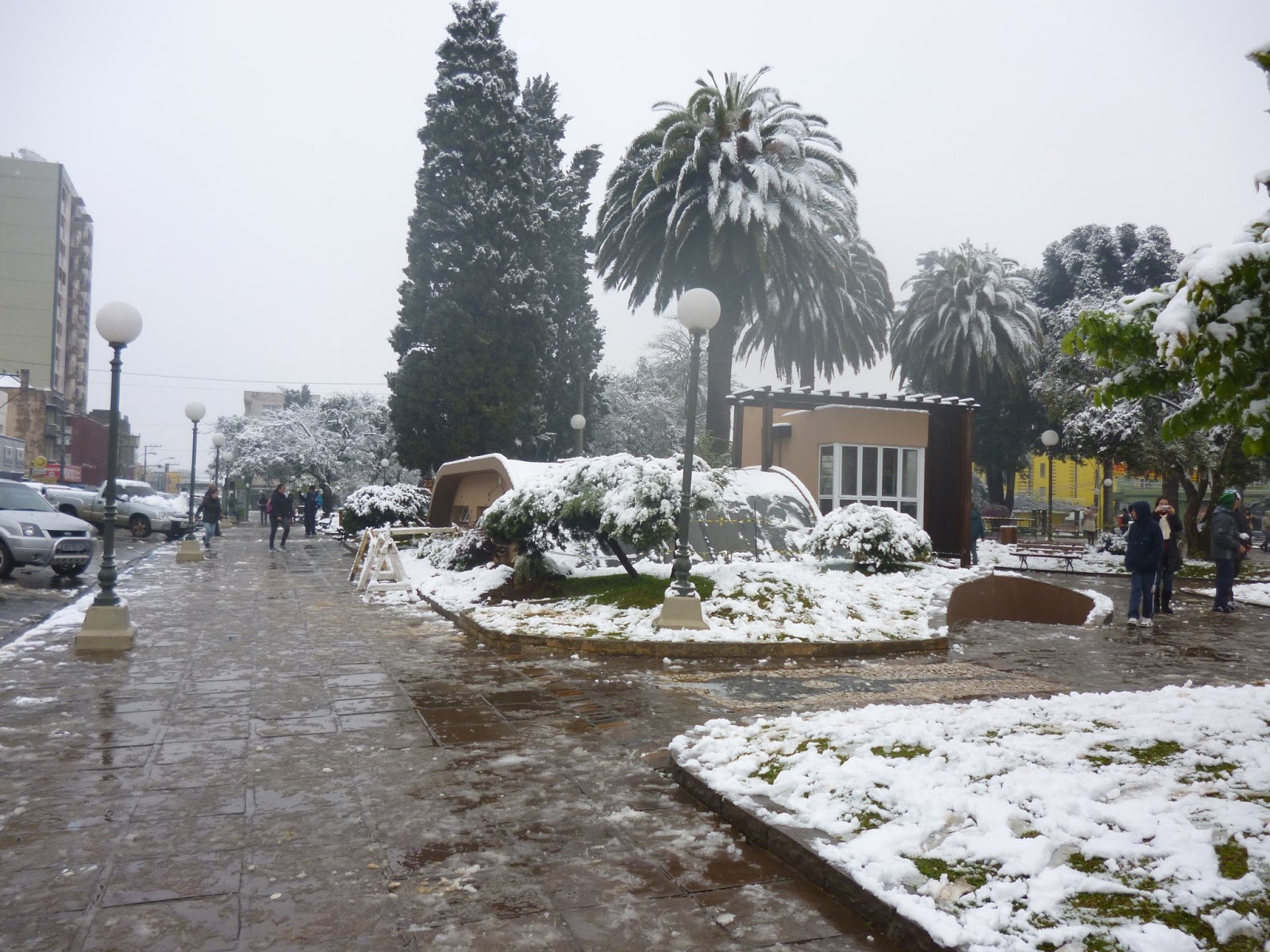 Jornal Negritude: Neve em Vacaria RS