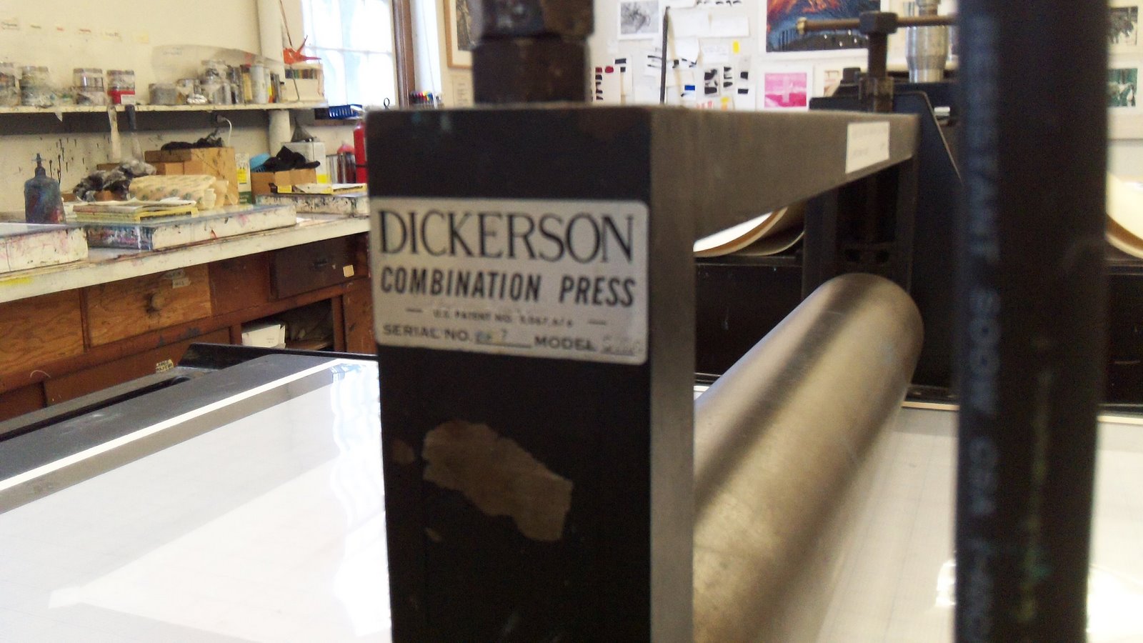 printtemps: Union College Relief Printing Demonstration for Sandy Wimer ...