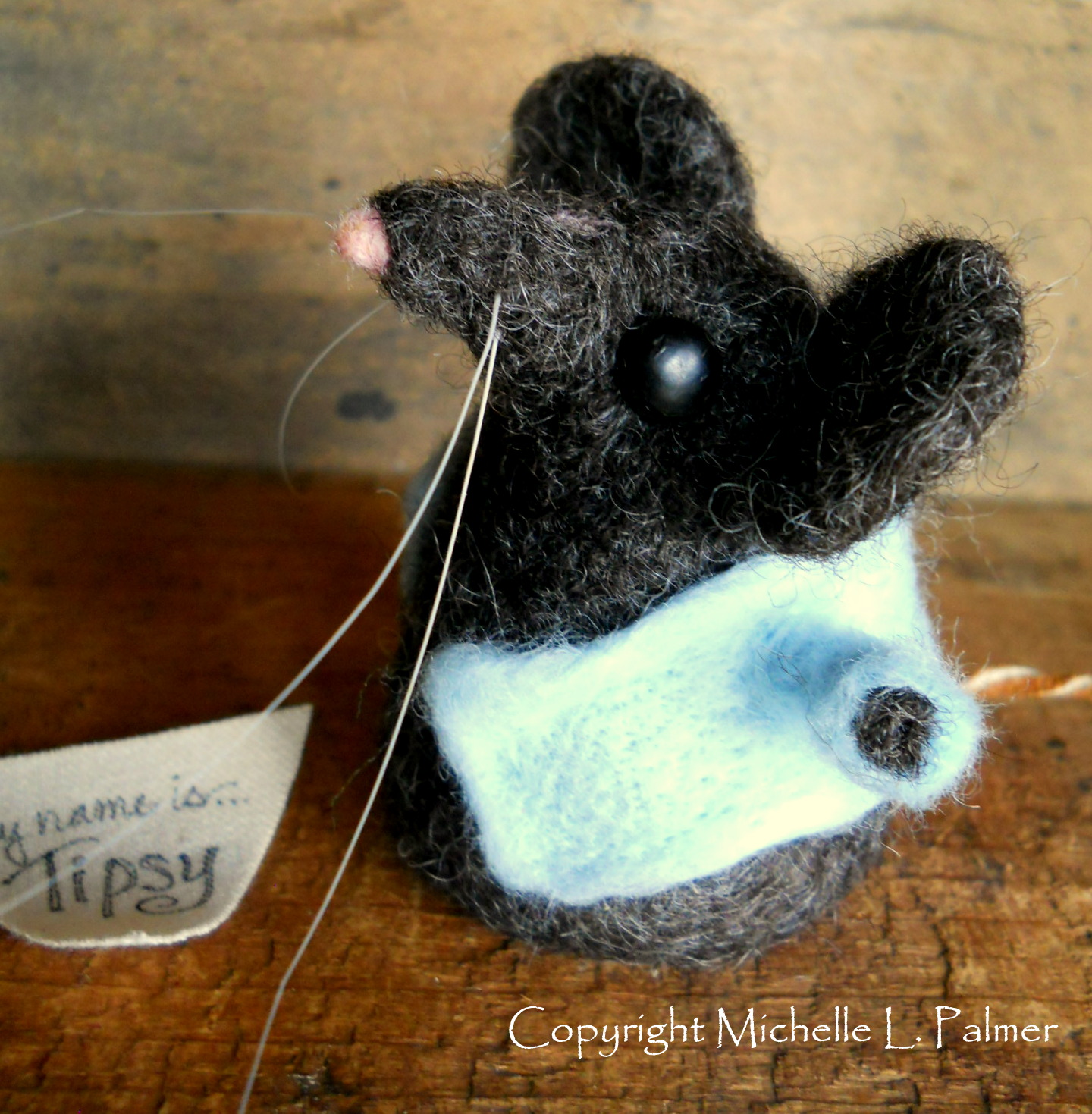 Michelle Palmer: Needle felted wool mice...