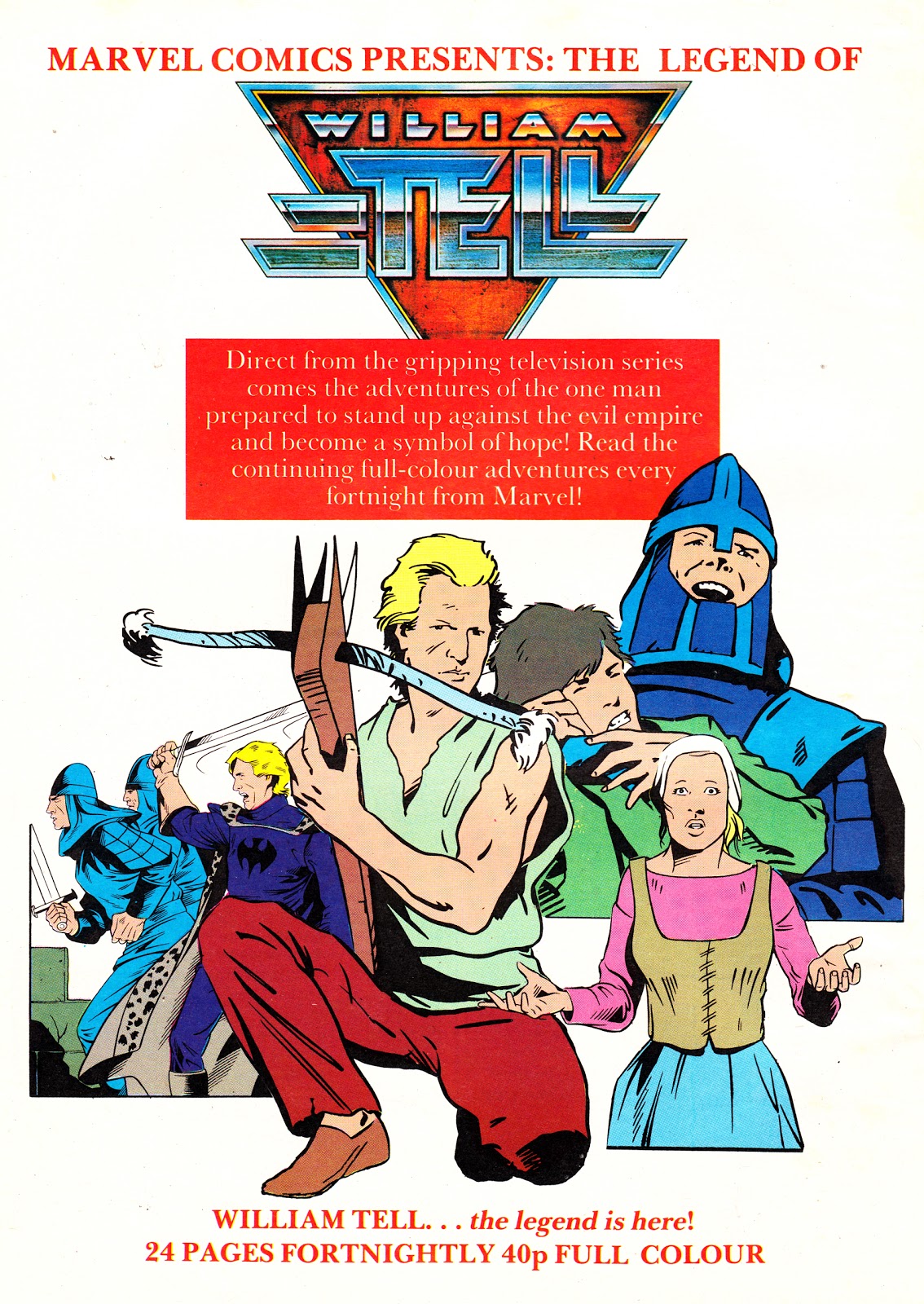STARLOGGED - GEEK MEDIA AGAIN: 1989: WILLIAM TELL - THE MARVEL UK COMIC ...