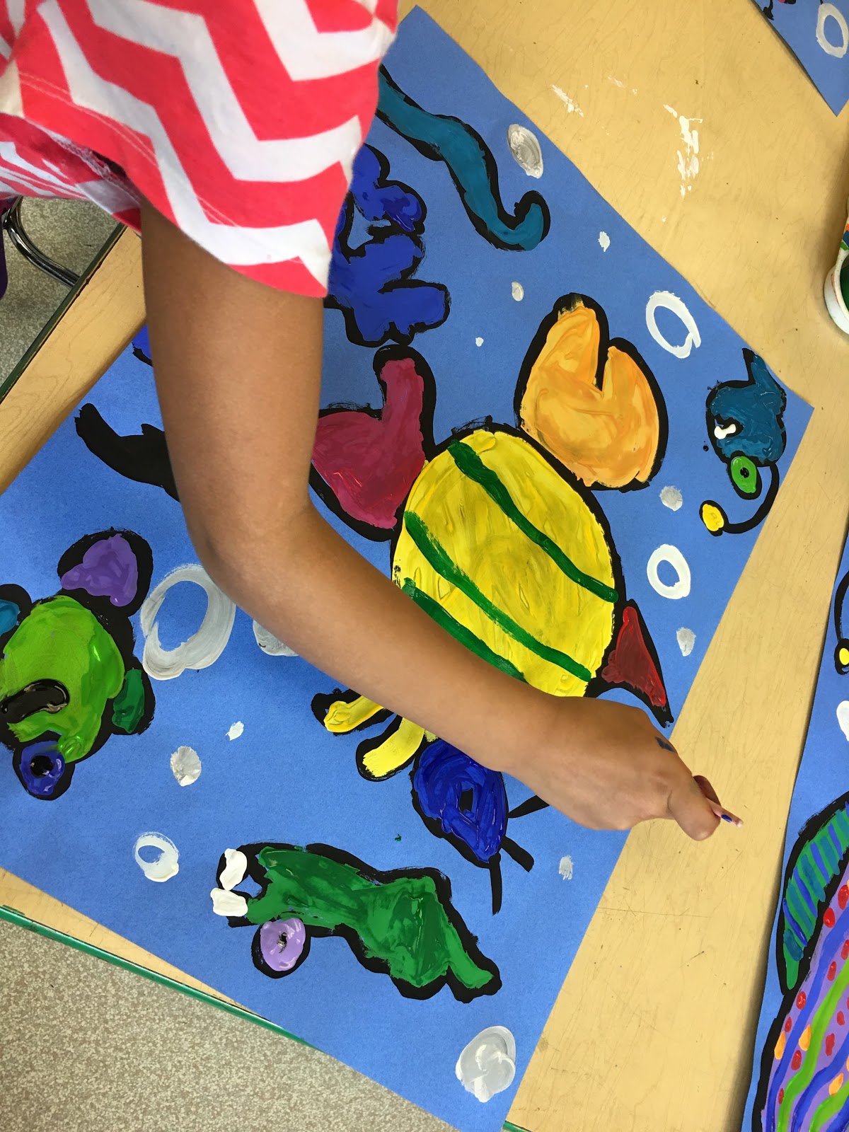 Paintbrush Rocket: 2nd Grade - Hooray for Fish!
